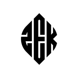 Zek logo letter design Royalty Free Vector Image