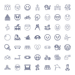 15 fun icons Royalty Free Vector Image - VectorStock