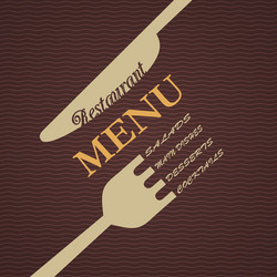 Restaurant menu design Royalty Free Vector Image