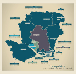 Map England Hampshire Vector Images (over 120)