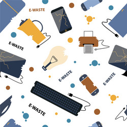 E waste template Royalty Free Vector Image - VectorStock