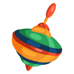 Spinning top black Royalty Free Vector Image - VectorStock