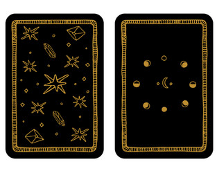 Frame for astrology tarot palmistry fortune Vector Image