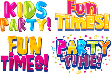 Party word in graffiti style Royalty Free Vector Image