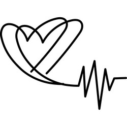 Heart Lifeline Vector Images (over 180)