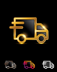 Golden check mark sign Royalty Free Vector Image