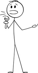 Stickman Speaking Vector Images (over 160)