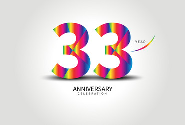 Business 33 Anniversary Vector Images (over 220)