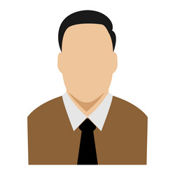Half body person icon Royalty Free Vector Image