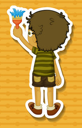 Boy Flashcard Vector Images (over 470)