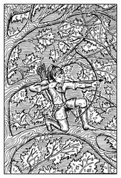 Engraved Fantasy Vector Images (over 3,100)