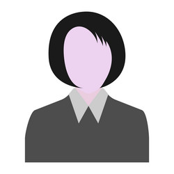 Half body person icon Royalty Free Vector Image