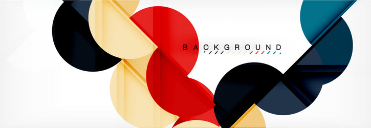 Semi circle abstract background modern geometric Vector Image