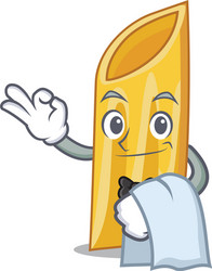 Penne Pasta Character Cartoon Vector Image Vector Images (over 100)