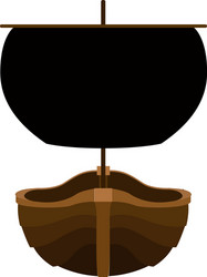 Pirate Ship Front View Vector Images (81)