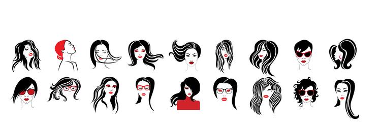 Vintage woman Royalty Free Vector Image - VectorStock
