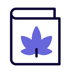 A complete guide on marijuana drugs related Vector Image