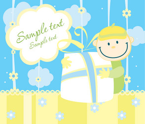 Baby boy Royalty Free Vector Image - VectorStock