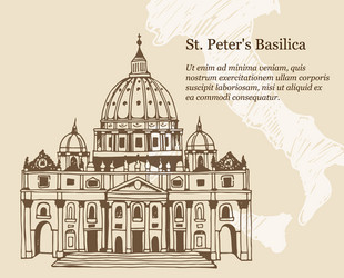 St Peter Basilica Vector Images (over 180)