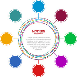 Eight cardboard infographic seals Royalty Free Vector Image