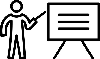 Teaching icon Royalty Free Vector Image - VectorStock