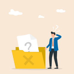 No data empty concept Royalty Free Vector Image