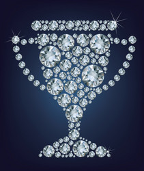 Diamond Trophy Vector Images (over 1,900)