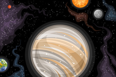 Space chart Royalty Free Vector Image - VectorStock