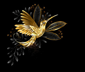 Neon hummingbird Royalty Free Vector Image - VectorStock