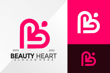 B Heart Logo Vector Images (over 620)