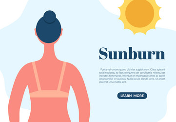 Apply sunscreen isolated cartoon Royalty Free Vector Image