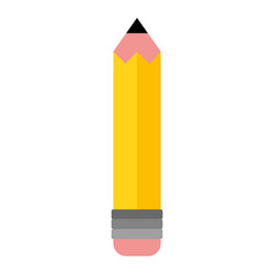 Yellow pencil design Royalty Free Vector Image