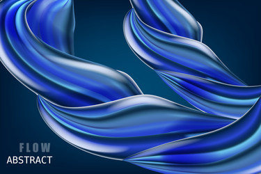 Trendy abstract colorful flow poster baner Vector Image