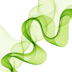 Green wave abstract graphics Royalty Free Vector Image