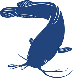 Catfish design creative Royalty Free Vector Image