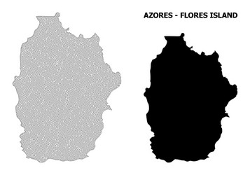 Flores Azores Map Vector Images (over 190)