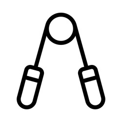 Hand grip exercise for strengthening fingers Vector Image