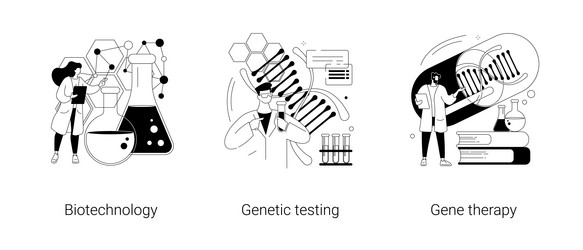 Theoretical phase of medical research abstract Vector Image