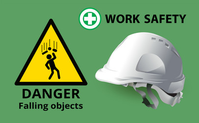 Fall protection construction worker safety first Vector Image