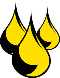 Drop of fuel Royalty Free Vector Image - VectorStock