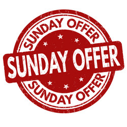 Sunday Offer Vector Images (over 170)