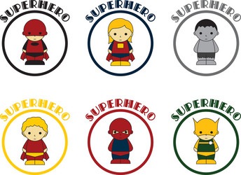 Superhero chest for your logo Royalty Free Vector Image