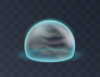 Force field on transparent background Royalty Free Vector