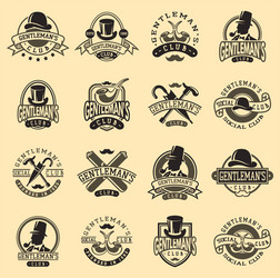 Vintage premium badges old style emblems Vector Image