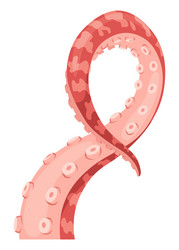 Octopus tentacles or sea squid icon spooky marine Vector Image