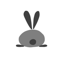 Easter Bunny Back Silhouette Vector Images (over 110)