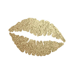 Gold Glitter Lips Vector Images (over 130)