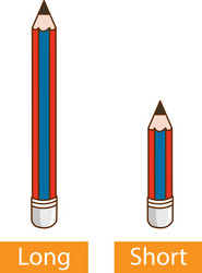 Tall vs. Short Animals Royalty Free Vector Image