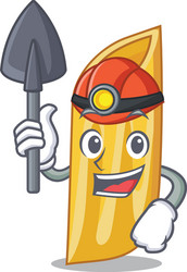 Penne Pasta Character Cartoon Vector Image Vector Images (over 100)