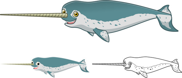 Narwhal Outline Vector Images (over 180)
